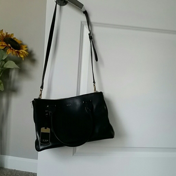 Lauren Ralph Lauren | Bags | Rll Black Satchel | Poshmark